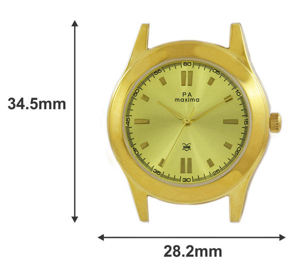 Maxima GOLD Women Gold Dial Analogue Watch - 34704CMLY