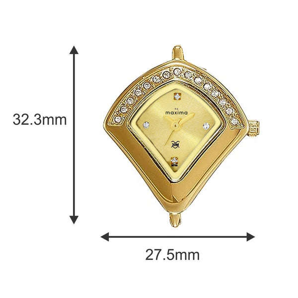 Maxima GOLD Women Gold Dial Analogue Watch - 36798BMLY
