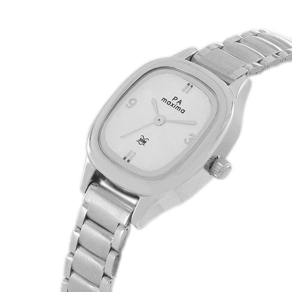 Maxima E-CO Women Silver Dial Analogue Watch - 39993CMLI