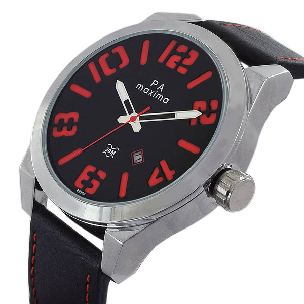 Maxima ATTIVO Men Black Dial Analogue Watch - 49360LAGI