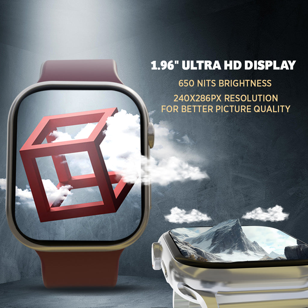 Maxima Max Pro Lightning Smart watch with 1.96" Ultra HD display