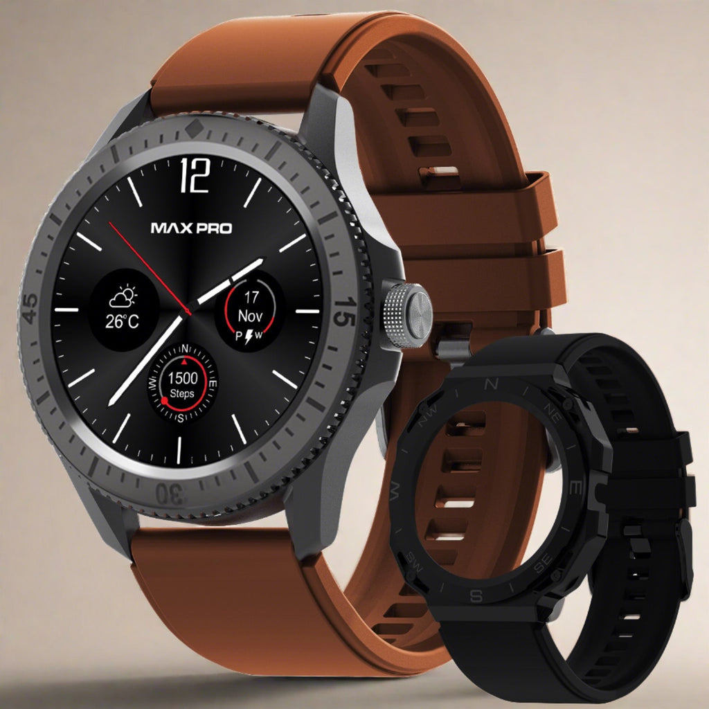 Maxima Raptor Smart Watch with Dual Case proposition